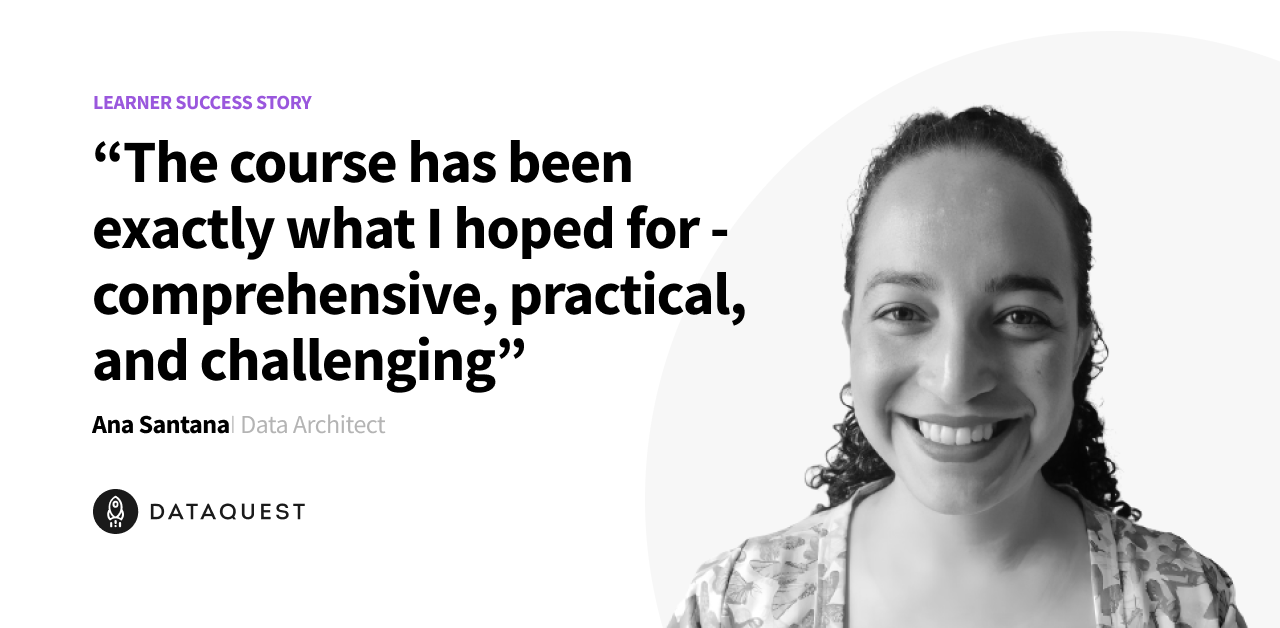 Ana Santana's Data Analytics Career Journey