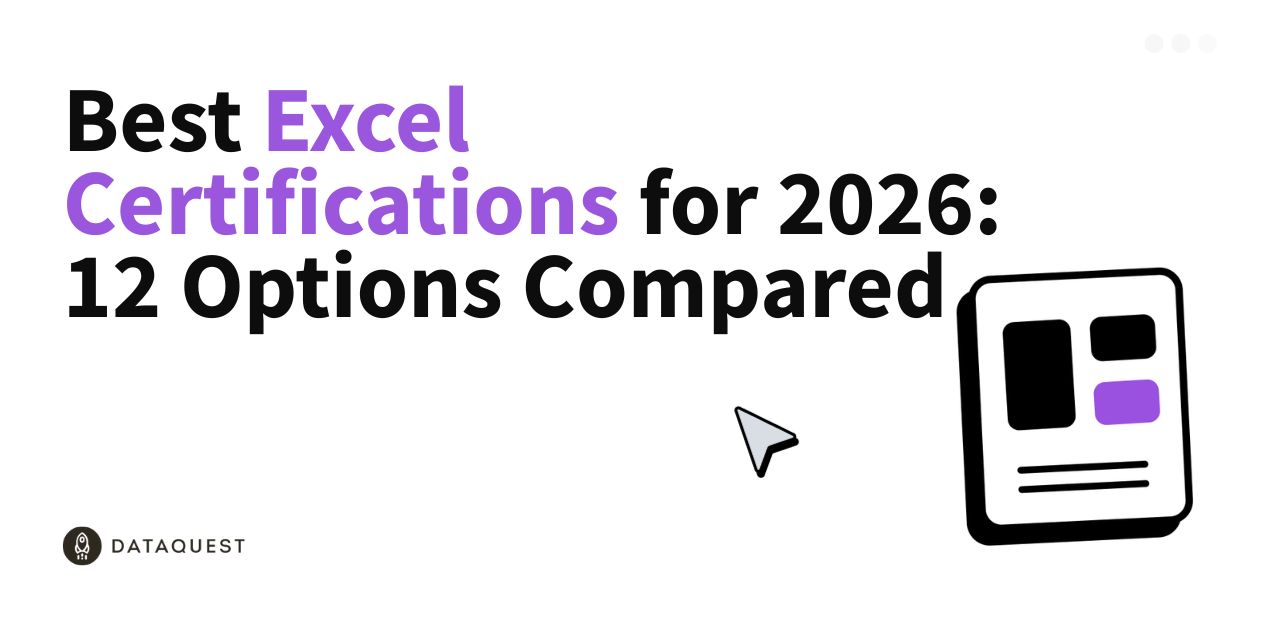 Best Excel Certifications for 2026: 12 Options Compared